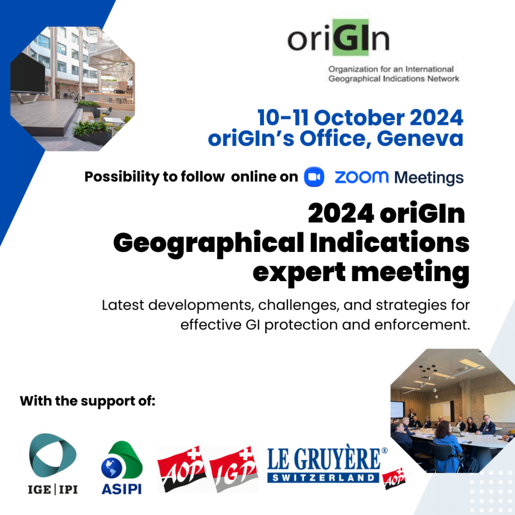 2024 oriGIn's Expert Meeting on GI protection and enforcement ...